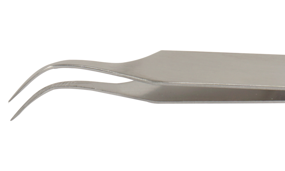 Ertip Curved Forceps With Serration