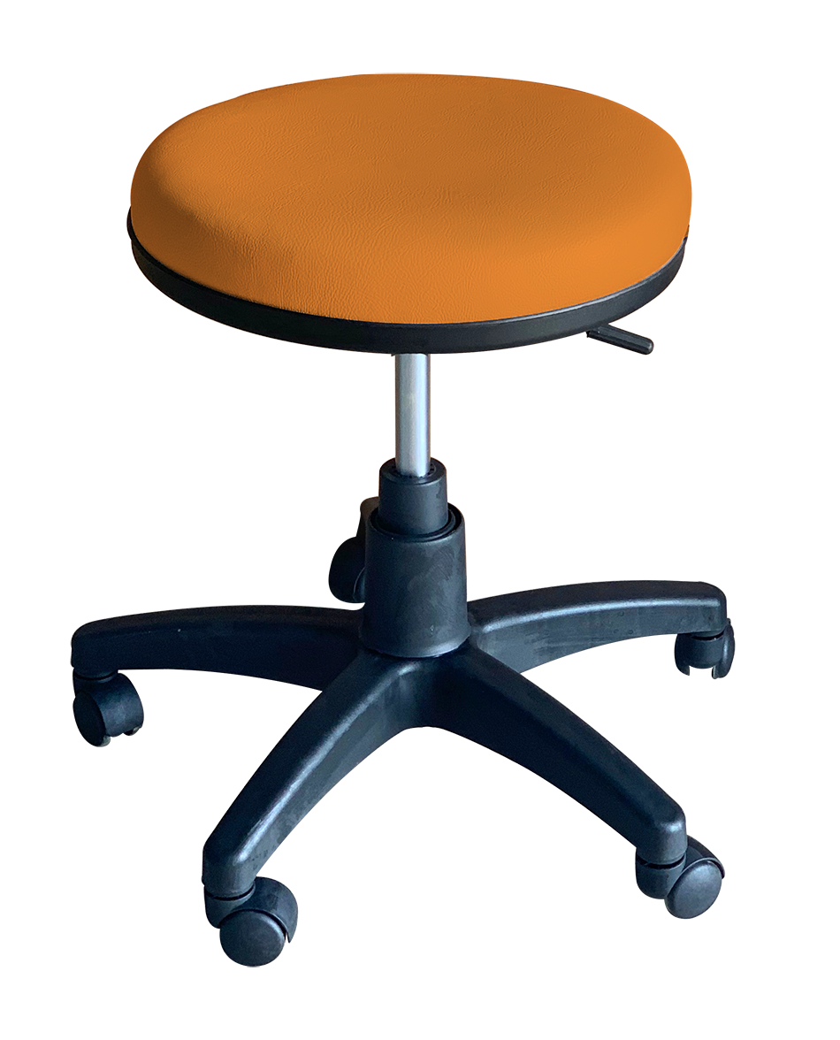 Medical Stool Without Backrest (Orange)